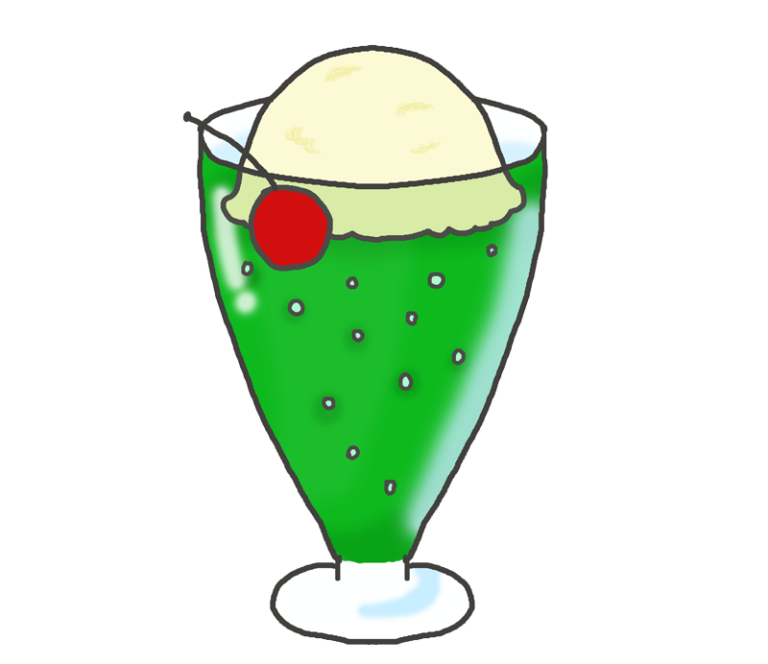クリームソーダのイラスト イラストの里